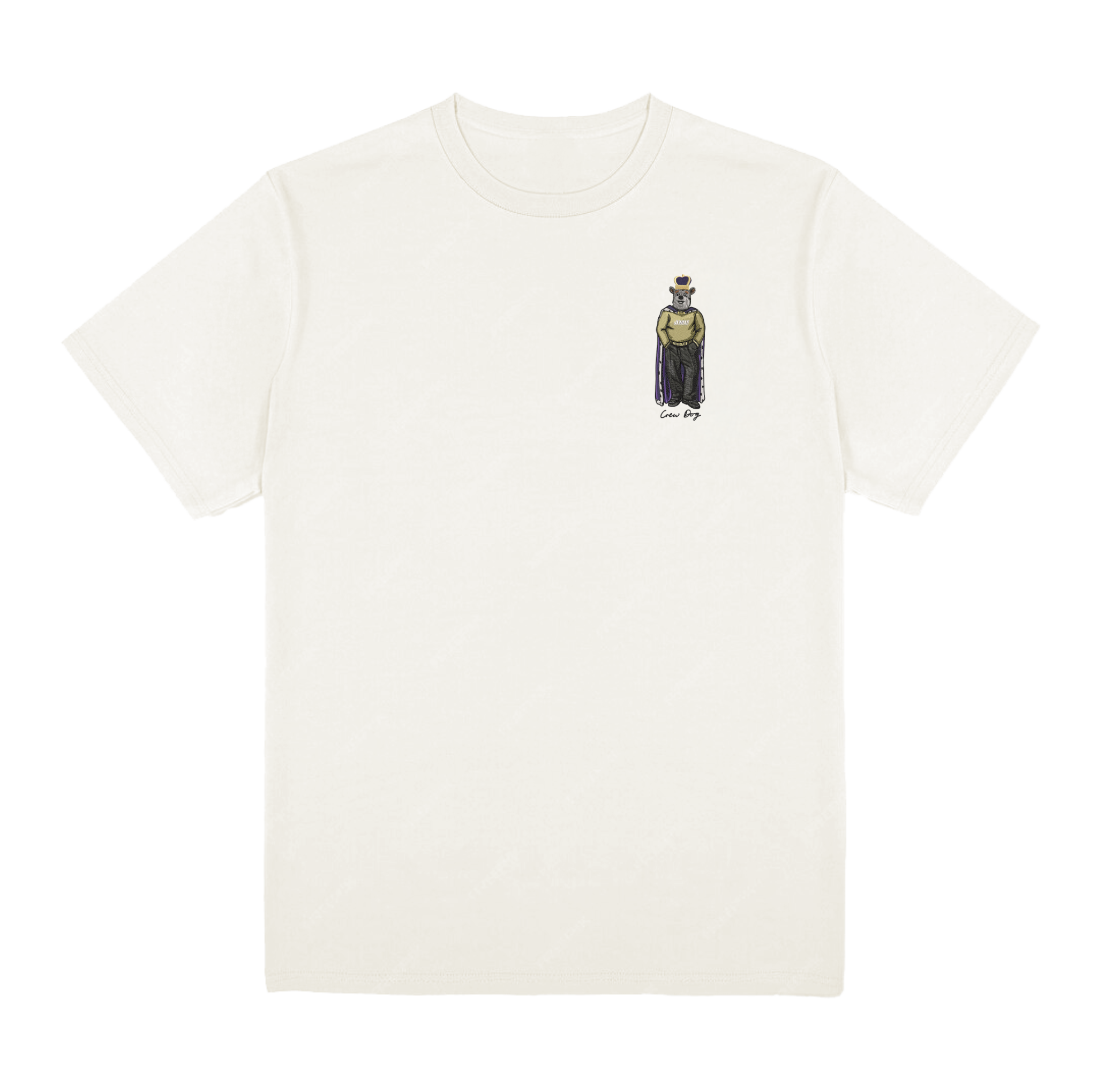 JMU Duke Dog Embroidered Tee – Crew Dog