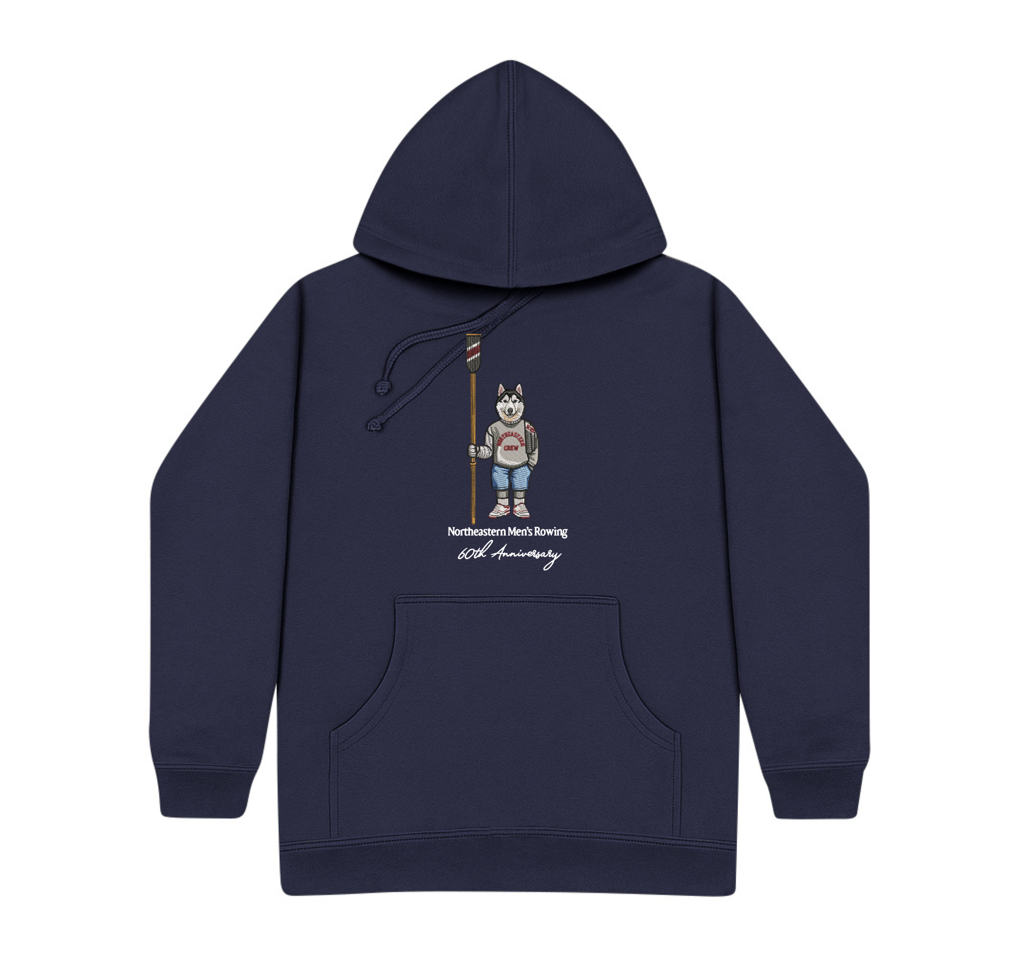 Northeastern Men's Rowing Embroidered Hoodie – Crew Dog