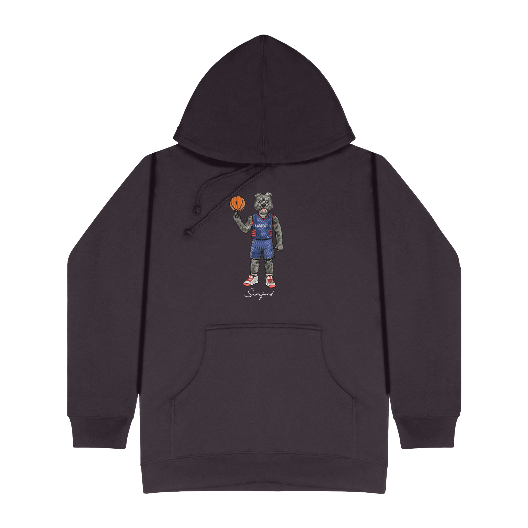Samford Basketball Embroidered Hoodie – Crew Dog