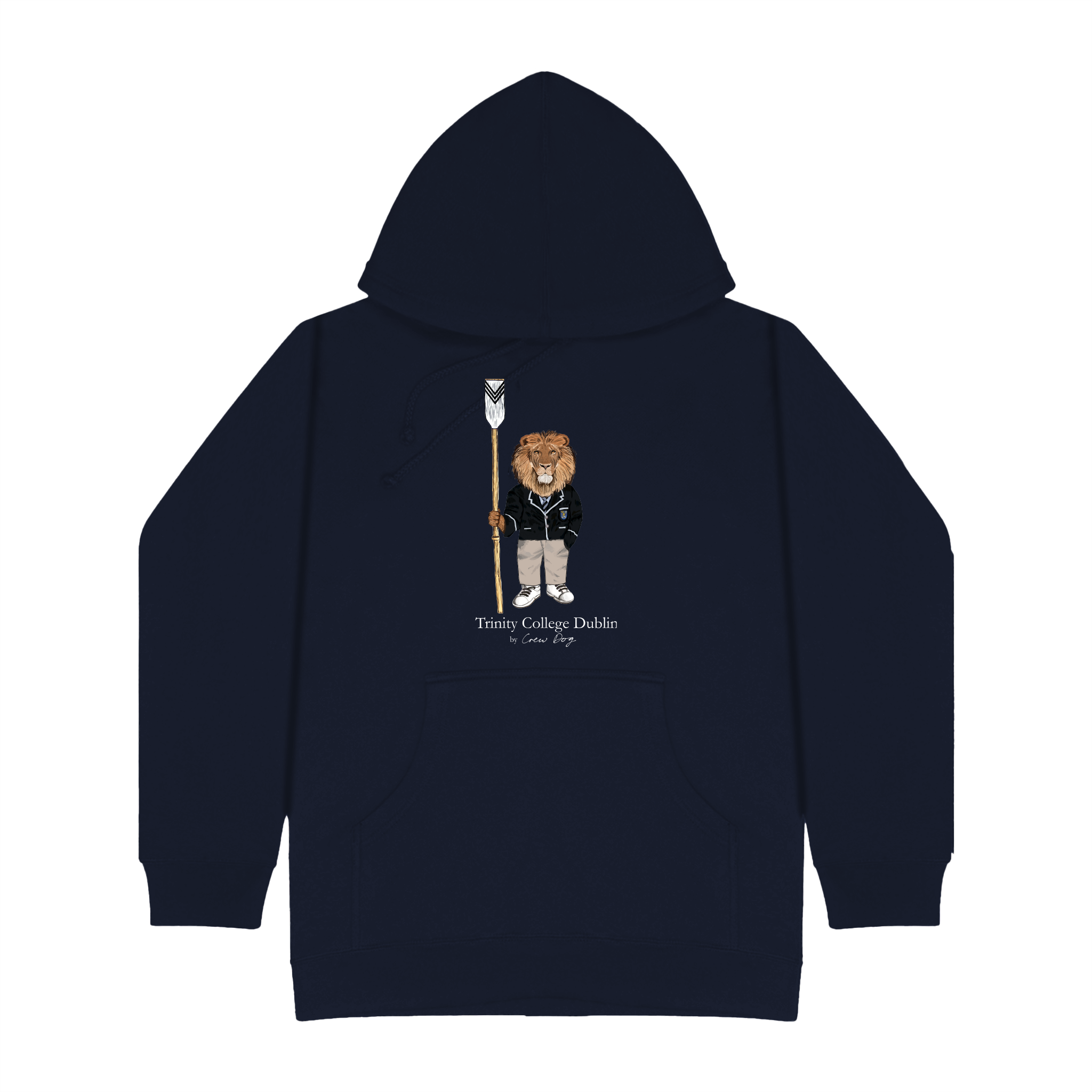 Trinity College Dublin Screen-printed Hoodie – Crew Dog
